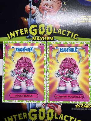 2023 GPK Intergoolactic Mayhem BOOGER GREEN 43a/43b | eBay
