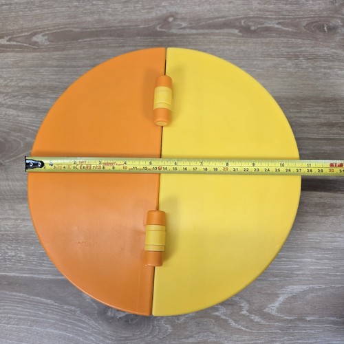 Vintage 1990s Ikea Glis Storage Box 3 Section Orange Yellow Green ...