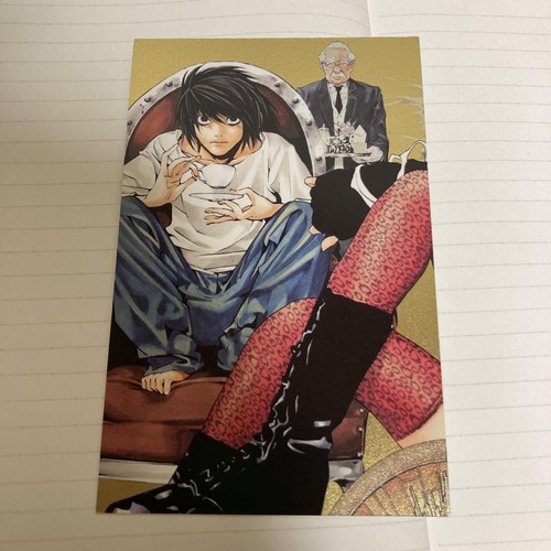 Death Note L Character Illustration Postcard Manga Bonus Card Paperback ...