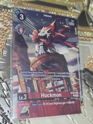 Digimon Card Game Single Huckmon Versus Monsters Legend Pack 2025 BT20 ...