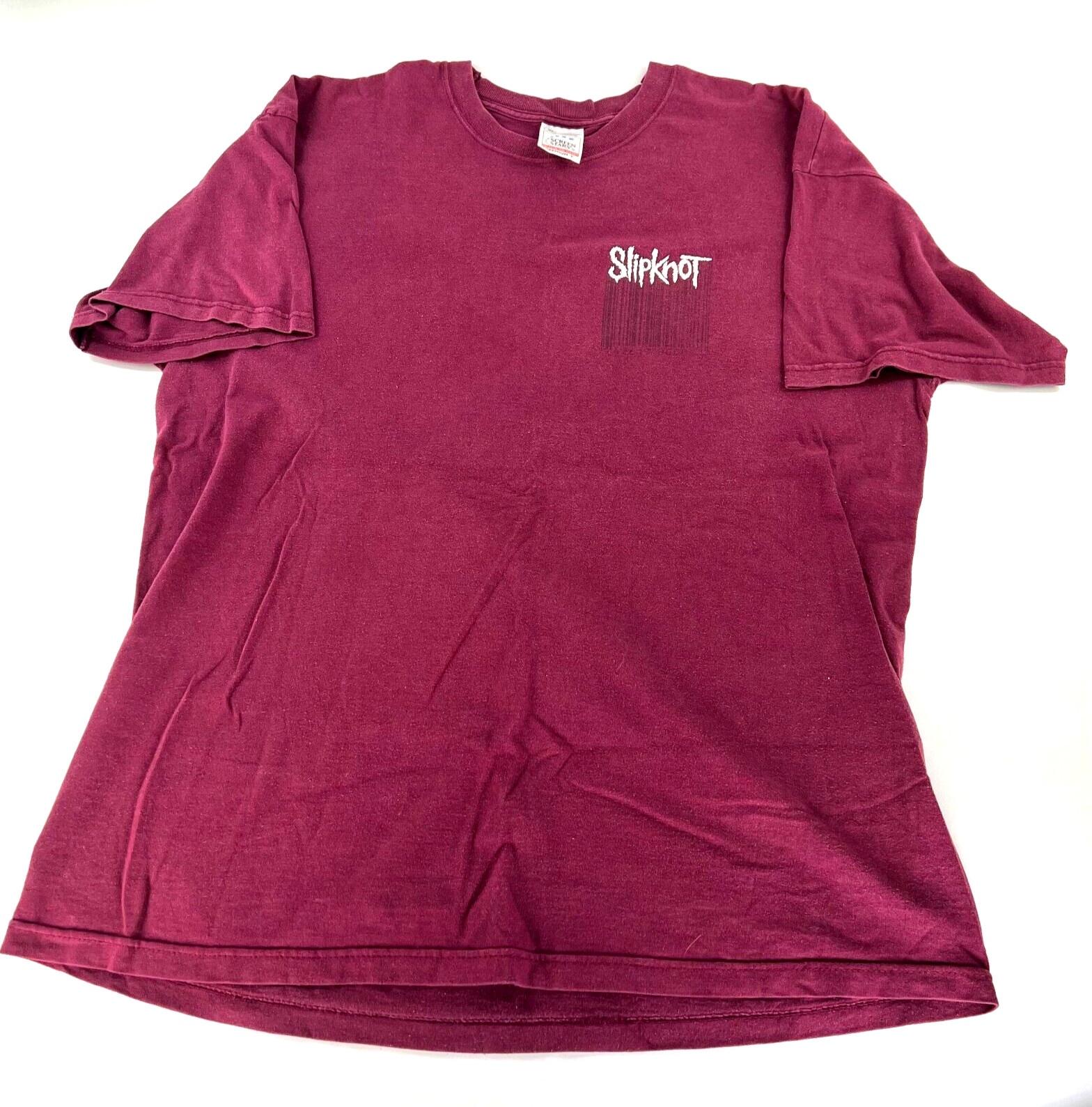 Slipknot Red Barcode Vintage 1999 Band Shirt 24in X 3… - Gem