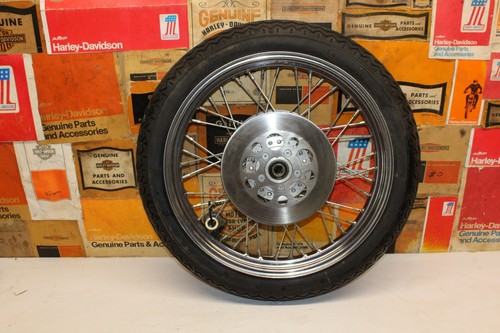 Harley FX Super-Glide Shovelhead XL Sportster Front 19" Dual Disc Wheel ...