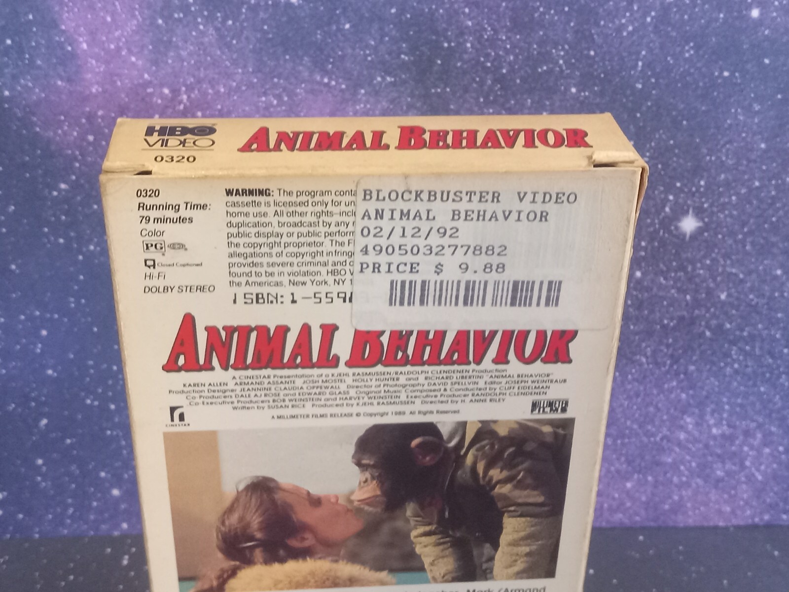 Animal Behavior VHS 1989 Romantic Comedy Armand Assante Karen Allen ...