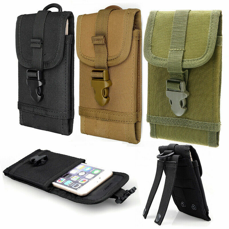 Tactical Army Mobile Phone Cover Case Universal Belt Loop Hook Bag ...