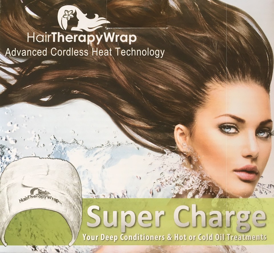 Heat Treatment Wrap Heated Turban Dry Damaged Hair Afro HeatWrap ...