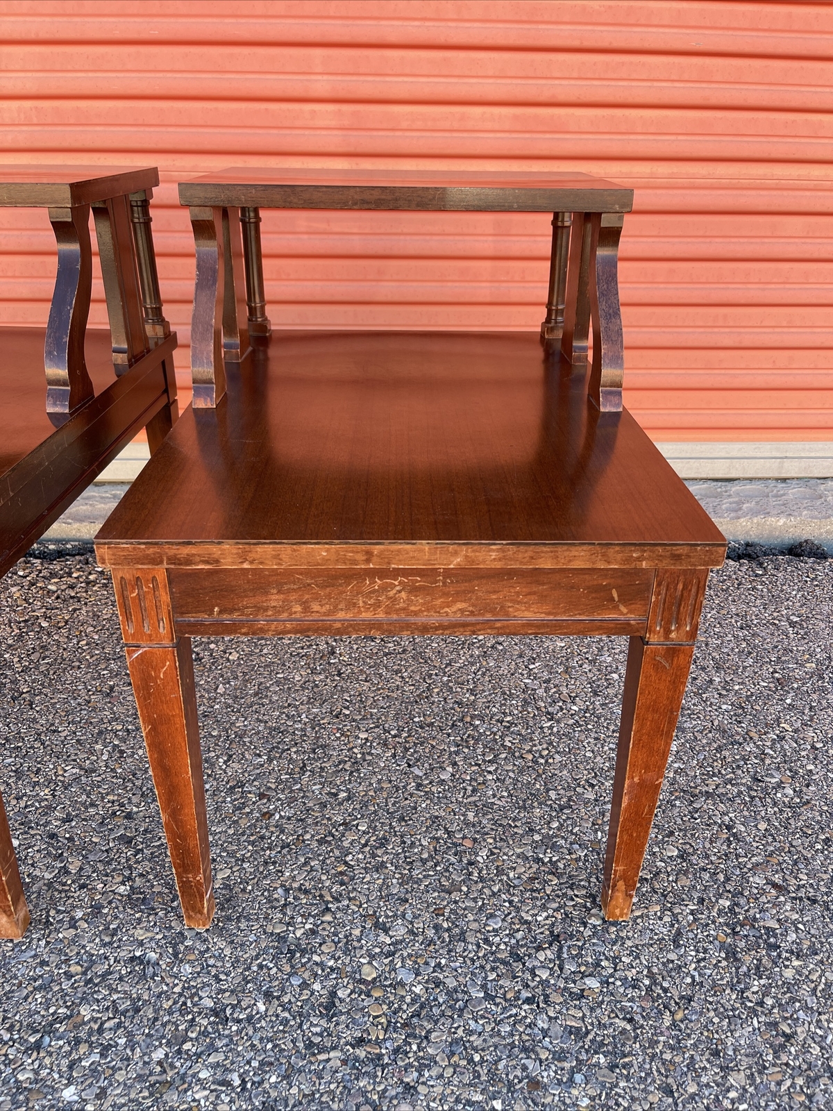 Pair Of Vintage Mersman End Table Genuine Mid Century Modern Tiered ...