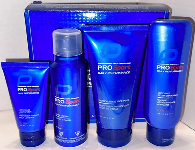 NIB Avon Pro Sport Shaving Set Face Wash Shave Cream Aftershave ...