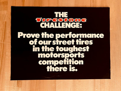 1982 Original 6 Pg Ad Firestone Tire Challenge Drag Pro Rally Endurance ...