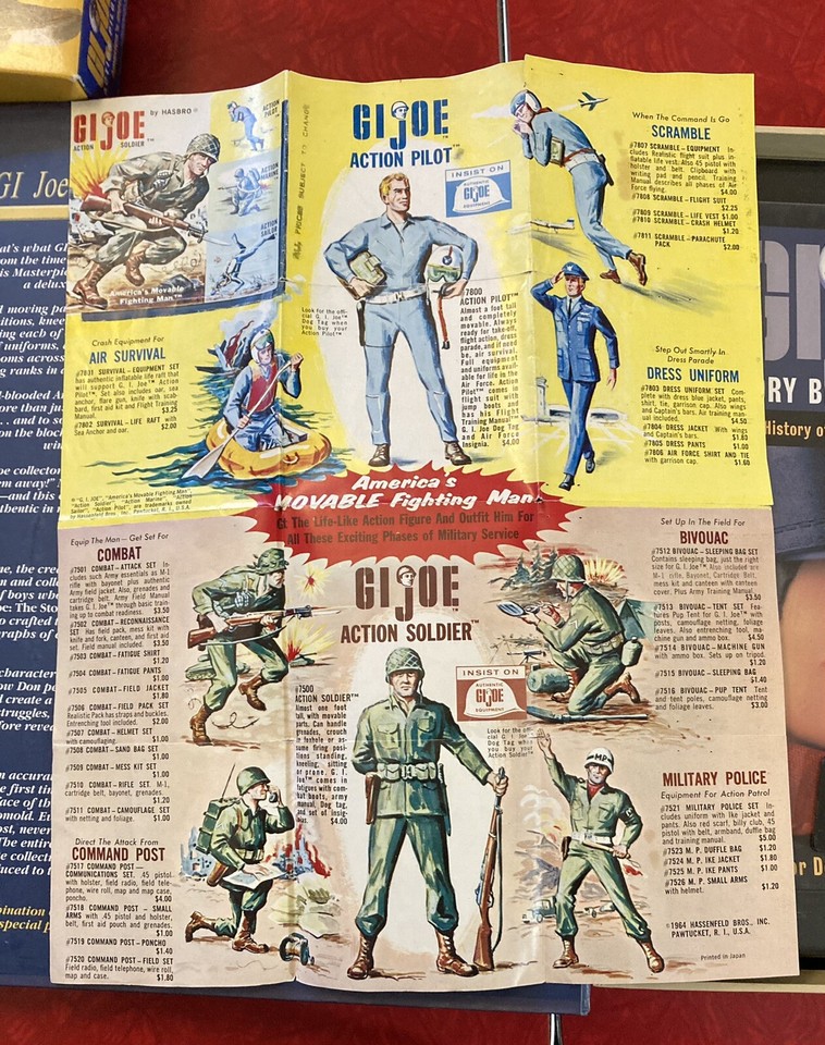 Vintage 12” GI Joe w/scramble In Masterpiece Pilot + Don Levin ...