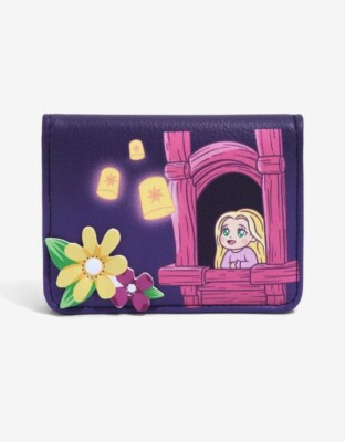 Disney Tangled Young Rapunzel WITH Lanterns ID Cardholder Wallet Rubber ...