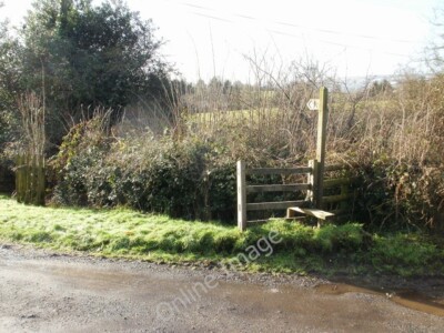 Photo 6x4 Redundant stile, Panteg Lower New Inn On the corner of Church ...