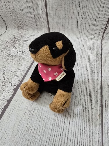 Nintendo Nintendogs Doberman Plush Dog Stuffed Animal With Scarf 6 ...