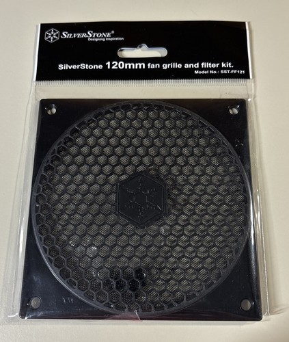 SilverStone 120 MM Fan Grille & Filter Kit Black SST-FF121 | eBay