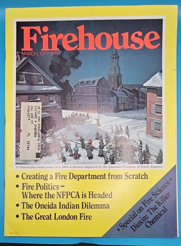 Firehouse Magazine March 1977 B35 | eBay