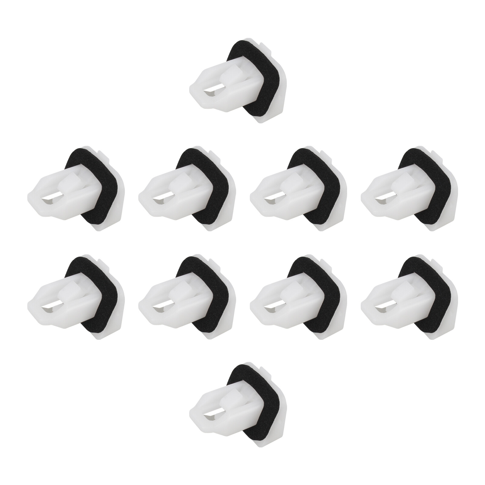 (10) 52197 30040 for LEXUS BUMPER SUPPORT WHITE PLASTIC CLIPS BRACKET ...