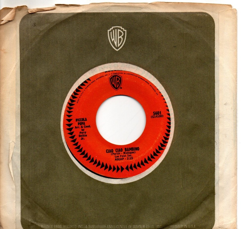 Piccola Pupa:Com'e grande questa casa senza te/Ciao ciao bambino:US ...