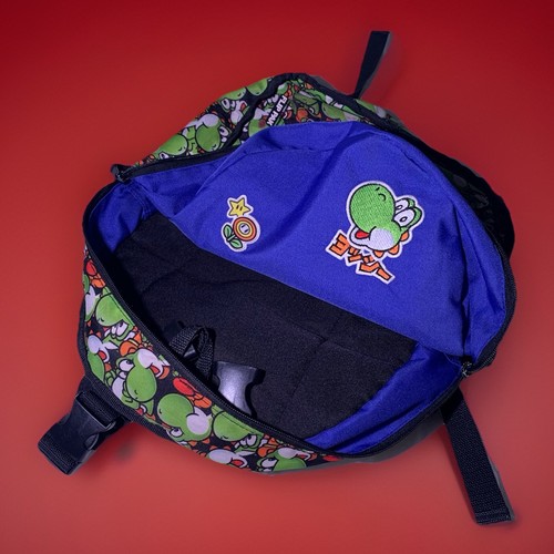 *SUPER RARE* FLIP PAK NINTENDO YOSHI/ SUPER MARIO REVERSABLE BACKPACK ...