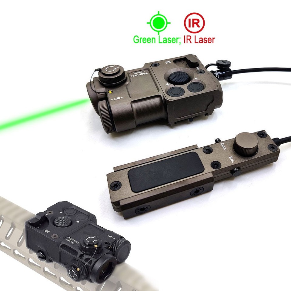 PERST-4 IR Green Dot Laser Aiming Sight Adjustable P4 Weapon Light Fit ...