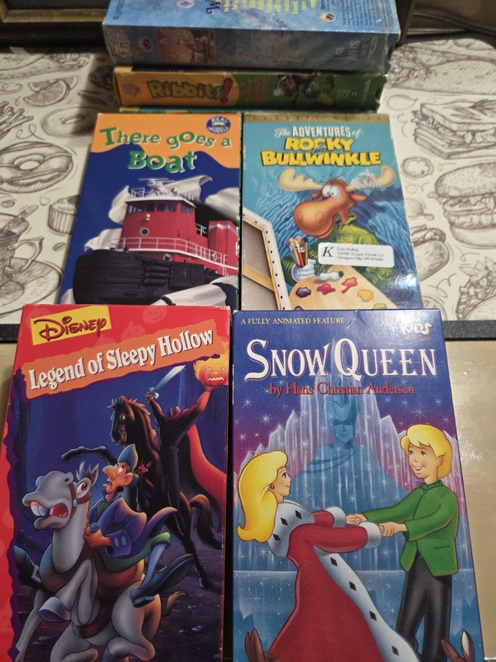 Kids Movie Lot Vhs Animated 11 title lot | eBay