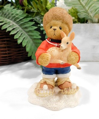 2003 Rare Cherished Teddies 112401 Supt. Skipper Larsen Mountie W/Deer ...