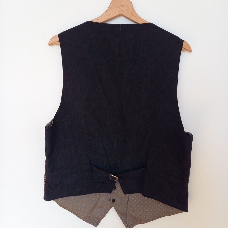 Handcrafted by Maggie Lennon Men's Waistcoat 40" Fancy Brocade Single ...