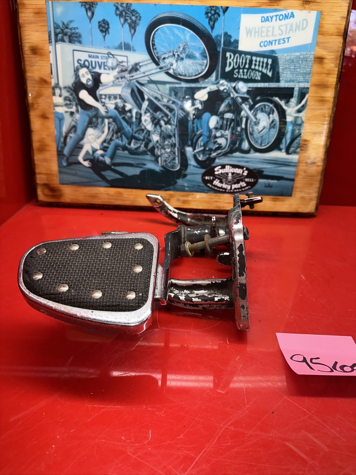 Harley Softail 84-99 Right Brake Pedal Floorboard Mount Bracket ...