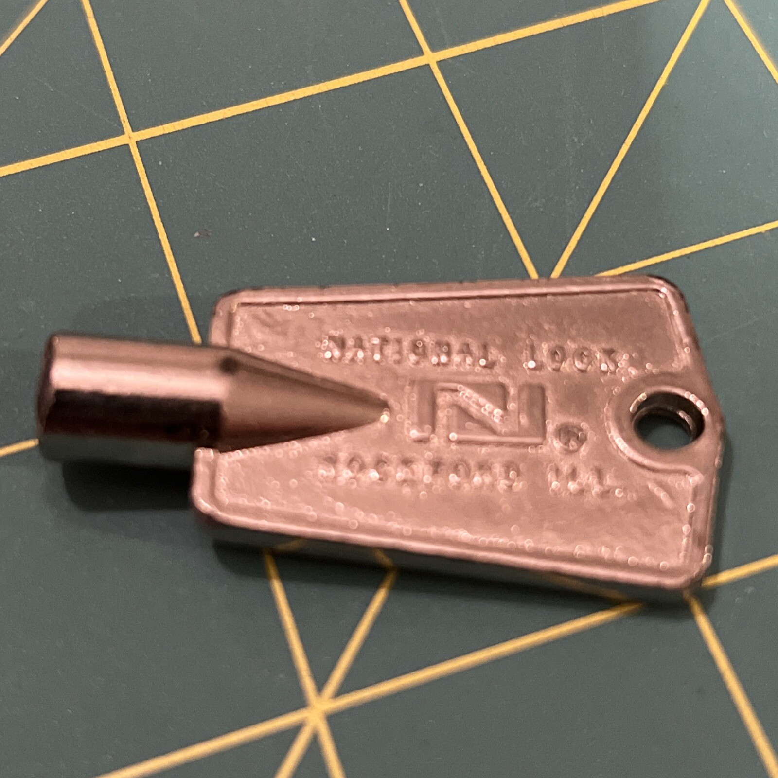 National Lock, Rockford Illinois, “Freezer Key” for Deep Freeze Vintage ...