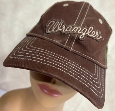 Wrangler Blue Jeans Camo Adjustable Baseball Cap Hat | eBay
