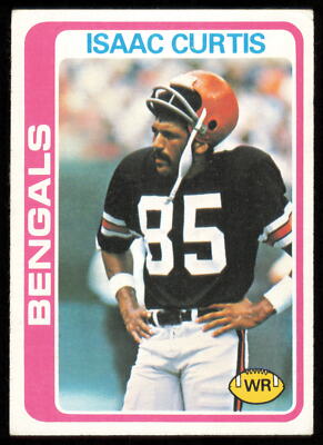 1978 Topps #185 Isaac Curtis Cincinnati Bengals | eBay