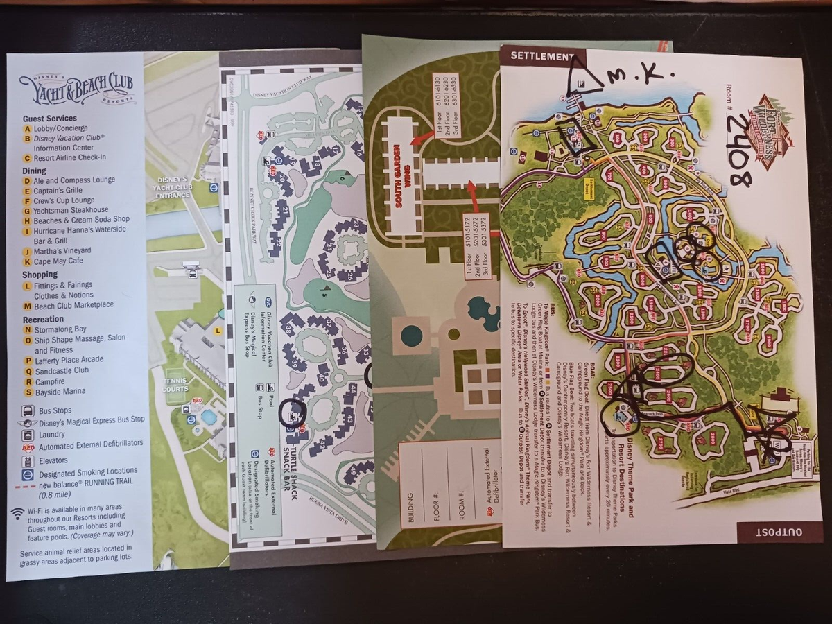Vintage Fort Wilderness Map Room Tour: The New Cabins At Disney's Fort