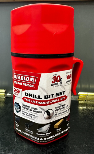 *NEW* DIABLO Metal Demon 29PC Drill Bit Set for Mild, Stainless ...