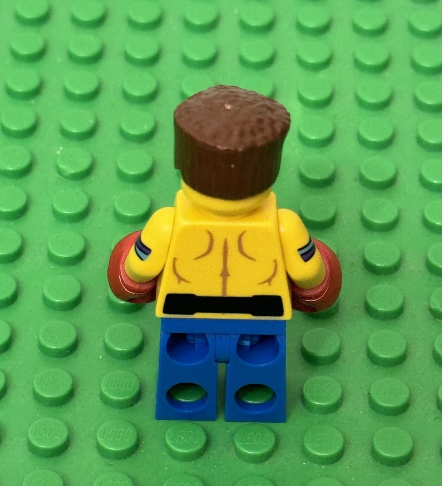 Lego BAM City World Champion Boxer Mini Figure With Red Boxing Gloves ...