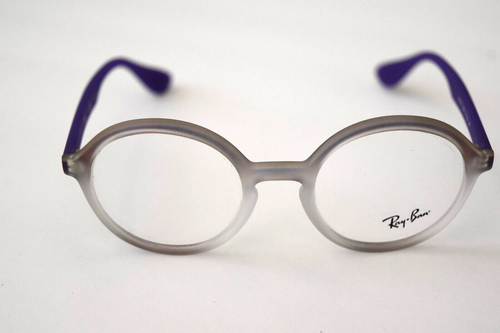 Ray-Ban Round Small Purple Transparent Gradient RB7075 5600 47-20-145 ...