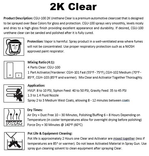 Chevrolet (GM) Summit White color code 50 (WA8624, GAZ) - Pint-Quart ...