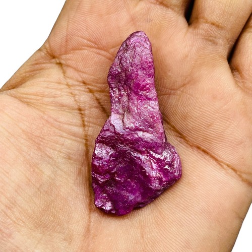 100 Cts Unheated Natural Ruby Rough 51x23mm Stunning Red Loose Gemstone ...
