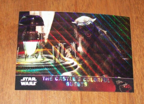 Topps Star Wars Force Awakens The Castle's Colorful Guests Refractor ...
