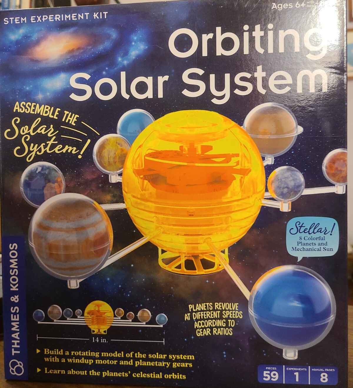 Orbiting Solar System STEM Experiment Kit Planets Revolving Thames ...