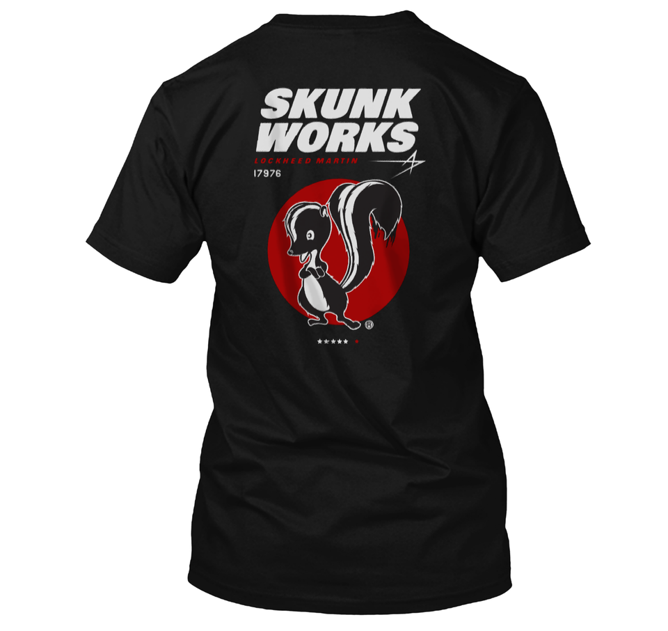 Lockheed Martin, Lockheed Skunk Works T-Shirt Full size S-4XL | eBay