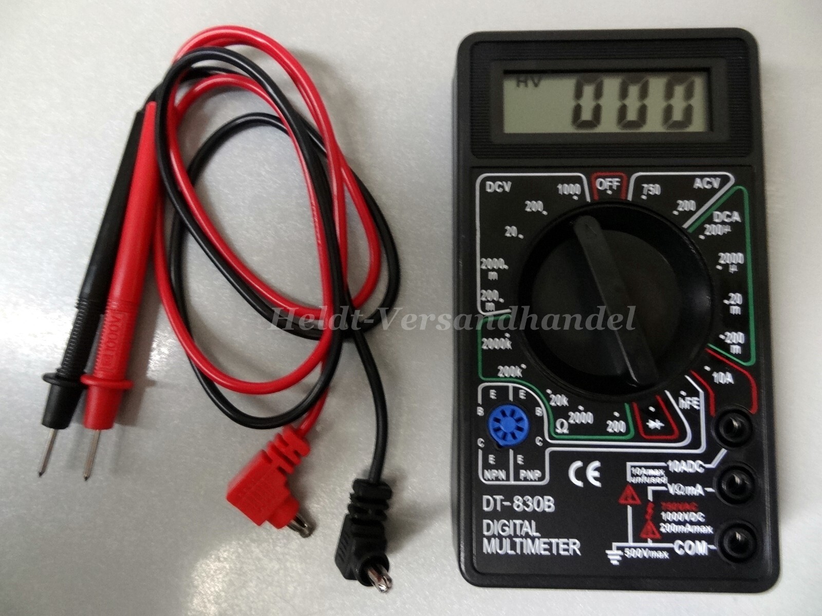 Digital Multimeter Stromprüfer Vielfach-Messgerät Voltmeter ...
