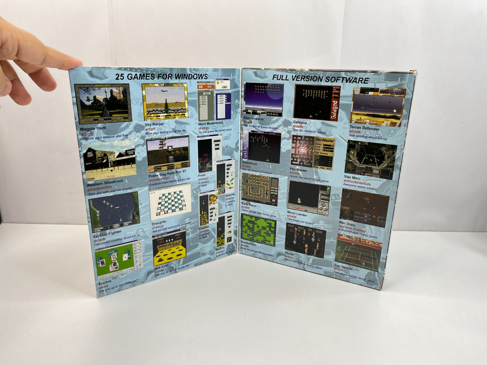 25 Games for Windows Big Box - PC GAME - VGC - 1x Disc Set - AUS CD-Rom ...