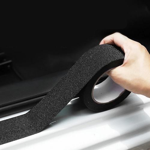 Car Door Plate Sill Scuff Cover 5Mx10CM Anti Scratch Decal Sticker ...