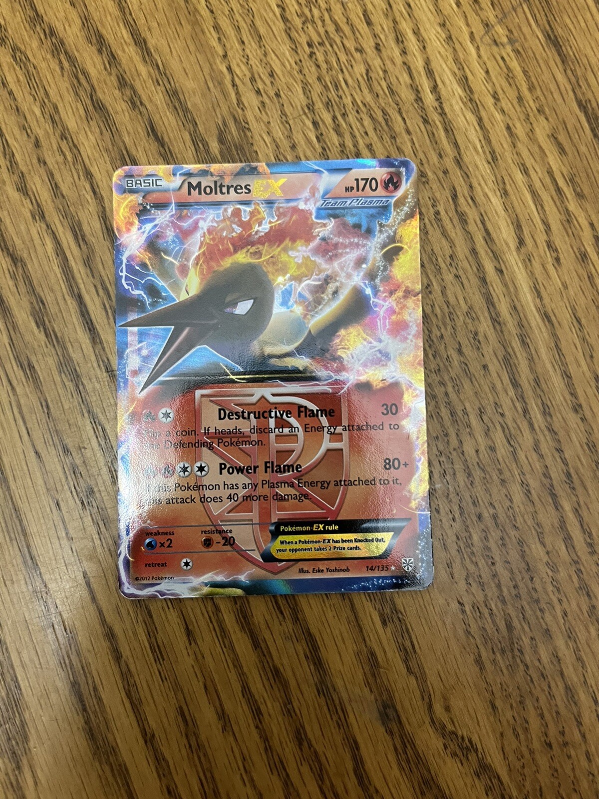Moltres EX 14/135 Plasma Storm Ultra Rare Holo Pokemon Card | eBay