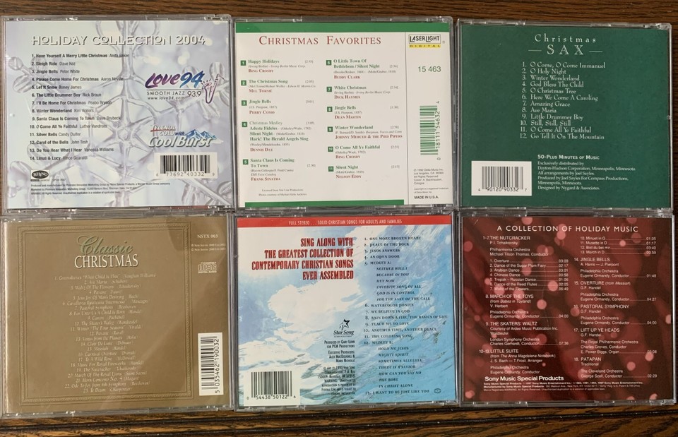 CHRISTMAS MUSIC cd lot (6) | eBay