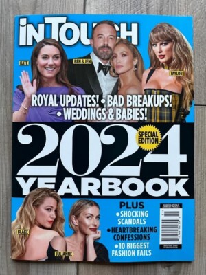 IN TOUCH Magazine, Dec 2024: 2024 YEARBOOK feat. TAYLOR SWIFT, Kate ...