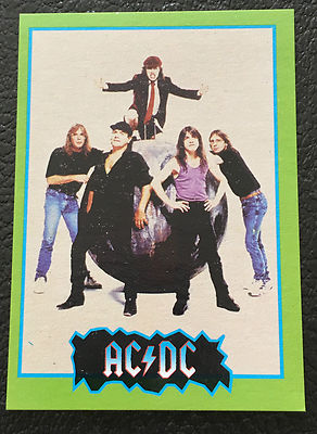 AC/DC Band 1997 Argentina International Rock Cards Brian Johnson Angus ...