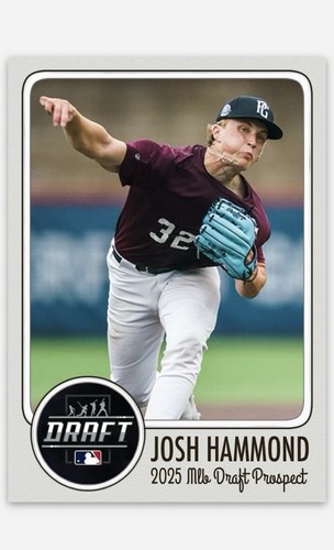 Josh Hammond 2025 MLB Draft Novelty Baseball Card! Top Prospect! | eBay
