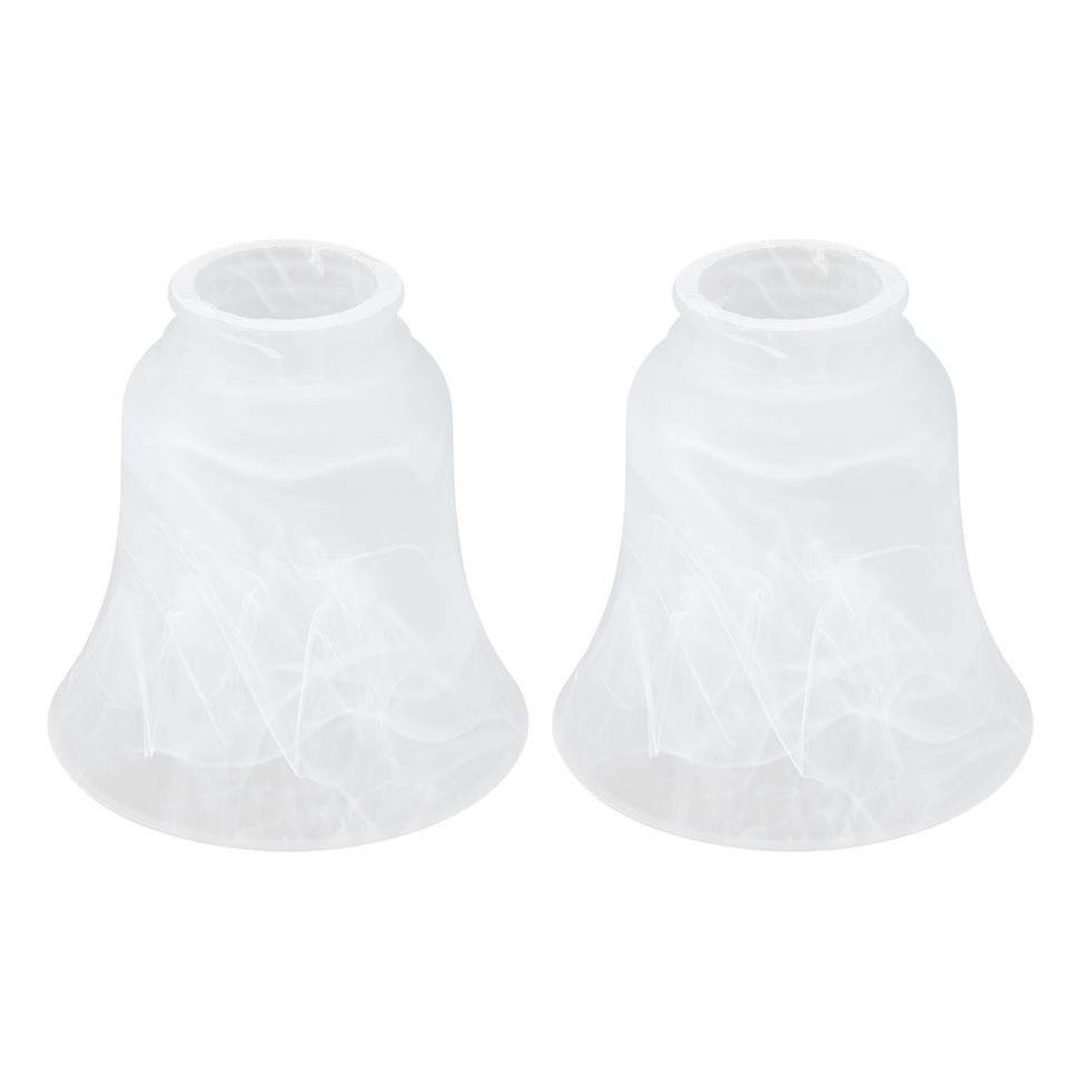 2 Pcs Frosted Glass Lamp Cover Decorative Lampshade Ceiling Light ...