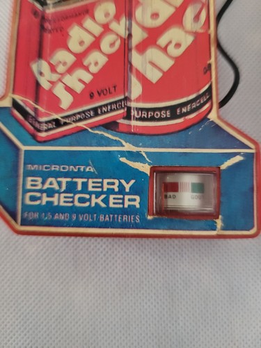 Vintage Radio Shack Micronta Battery Checker Tester Works | eBay