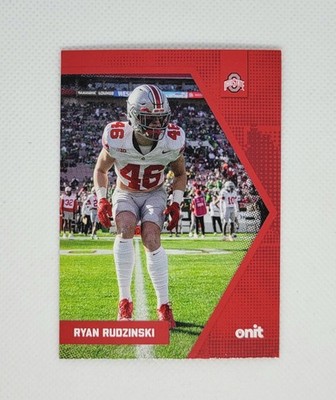 💥 2025 ONIT Ryan Rudzinski Ohio State Buckeyes Football OSU B-80 | eBay