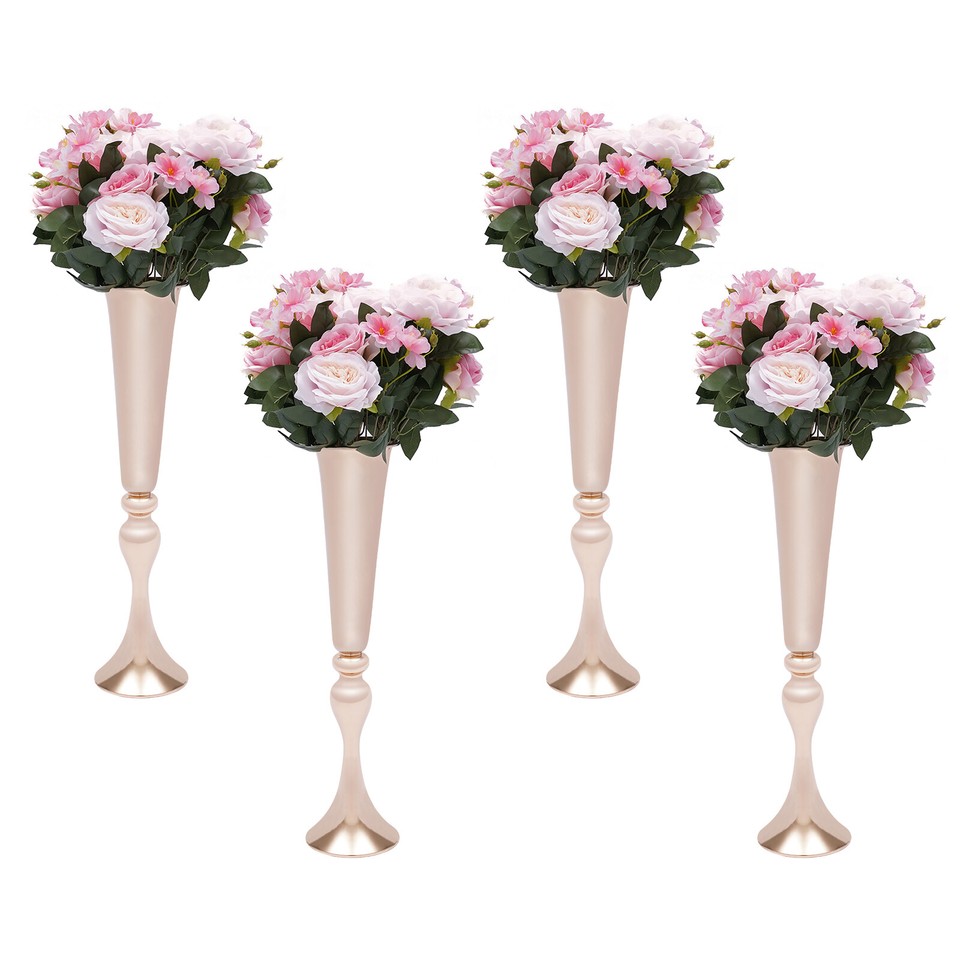4Pcs Wedding Centerpieces Props Flower Vases Table Event Party Stage ...